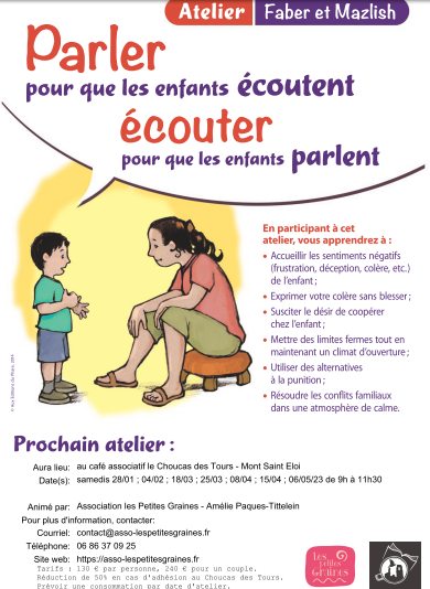 Atelier Faber et Mazlish "Parler pour que les écoutent, écouter pour ...